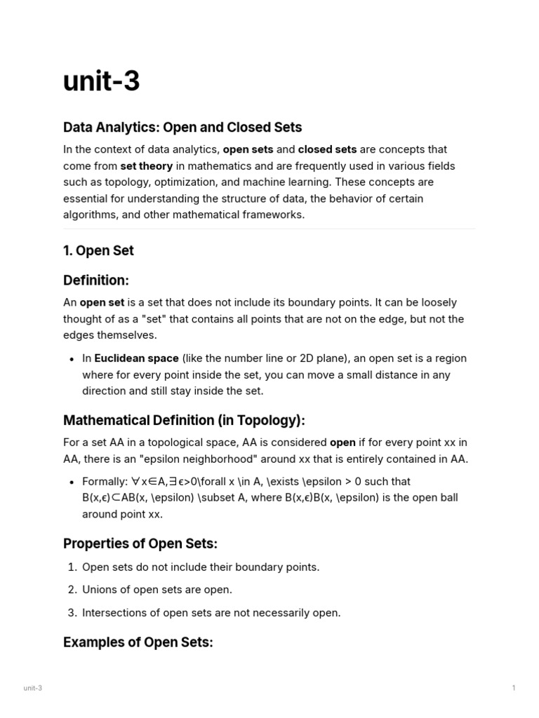 Unit 3 | PDF | Compact Space | Mathematical Optimization