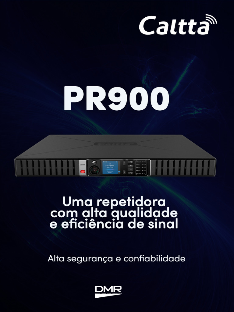 Repetidora PR900 Caltta | PDF | Hertz | Telecomunicações