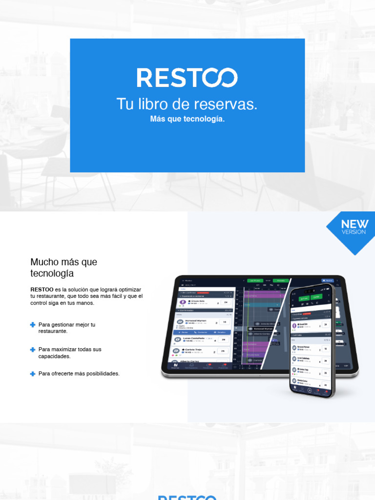 Restoo PresentacionComercial | PDF | Marketing | Gestión de la relación con el cliente