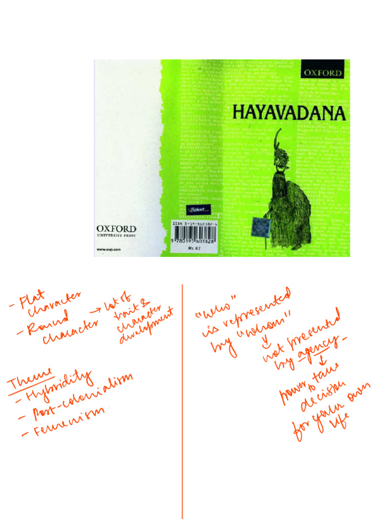 Feminism in Hayavandana's Narrative | PDF