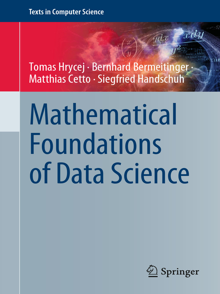 Mathematical Foundations of Data Science | PDF | Mathematical Optimization | Artificial Intelligence