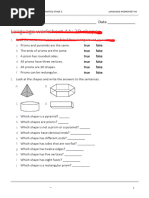 Grade 3 Cambridge Math Past Paper | PDF