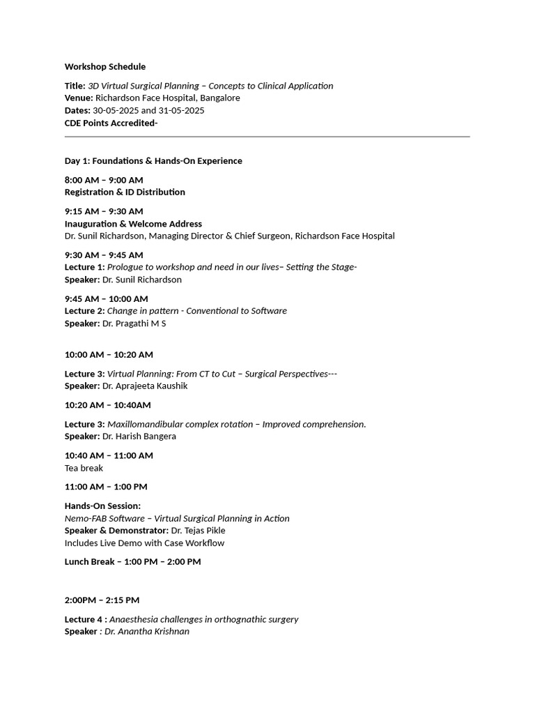 Work Shop Events-1 | PDF