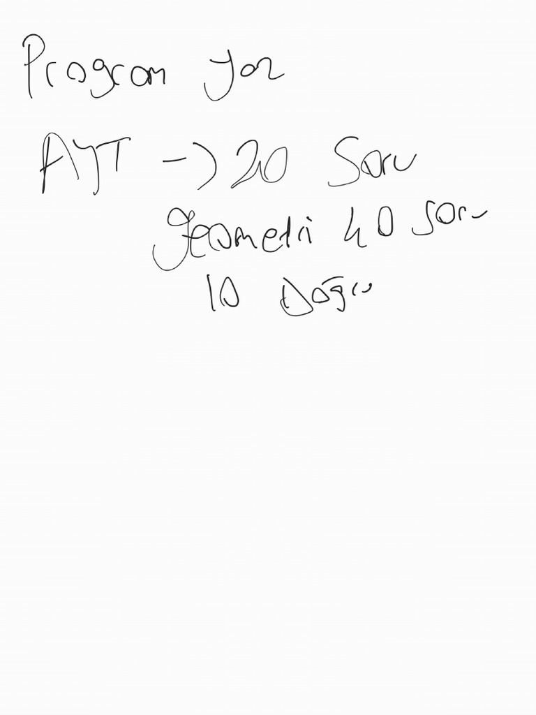 AYT - TYT Program Full Paket | PDF