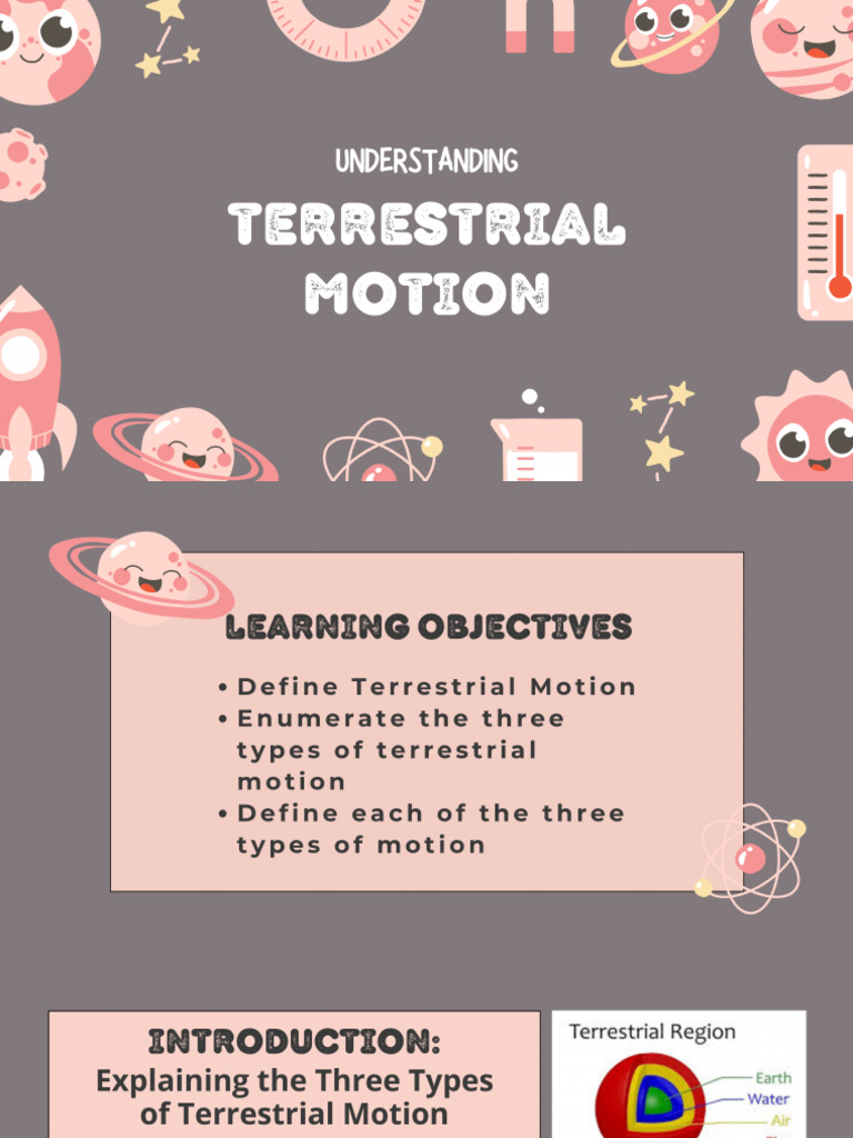 Terrestrial Motion 1 1 | PDF