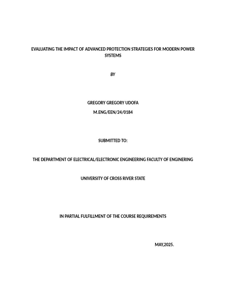 Advanced Protection for Power Systems | PDF | Electrical Grid | Smart Grid