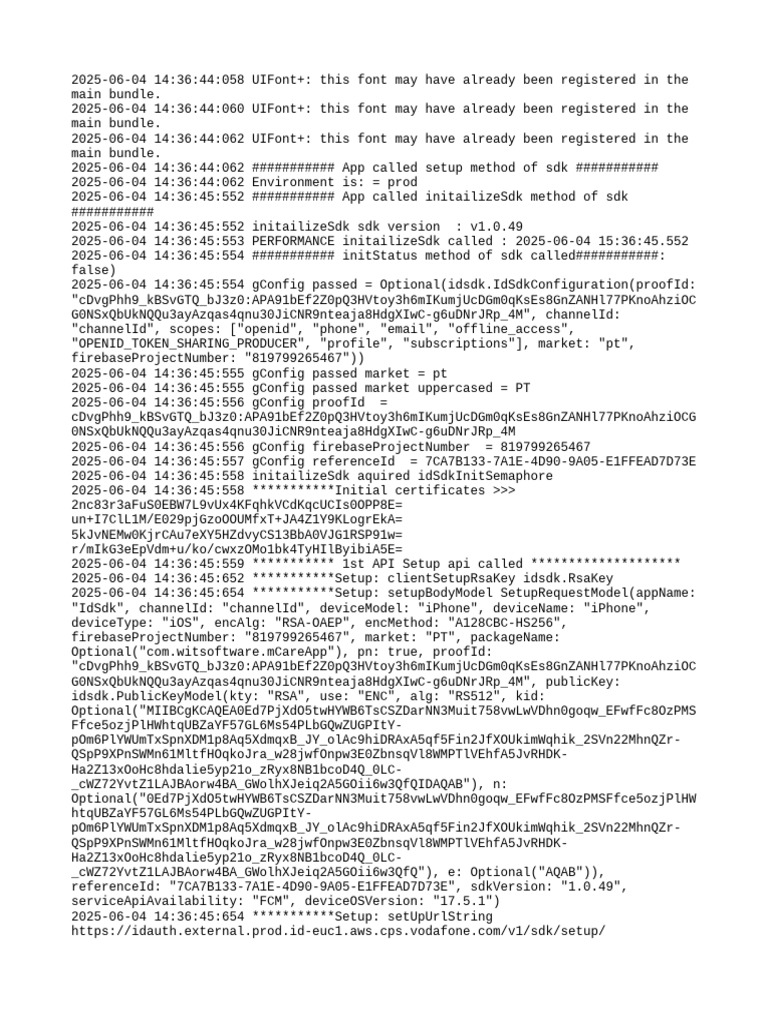 Id SDK Logs | PDF | Cyberwarfare | Security