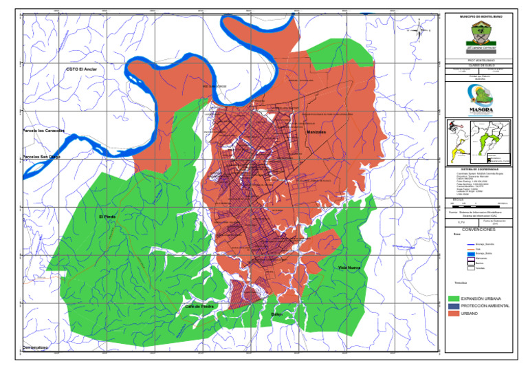 Mapa de Barrios y Veredas en Montelíbano | PDF