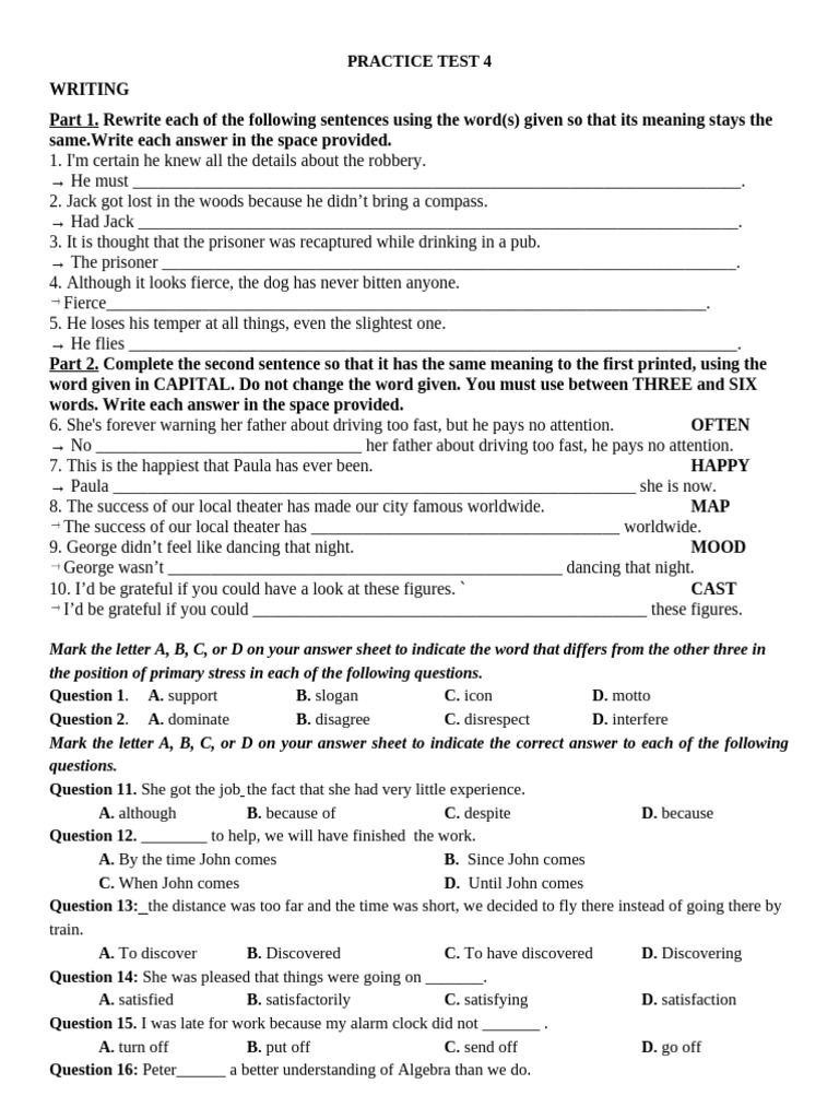 Kris Real VL - PracticeTest4 | PDF | Urbanization