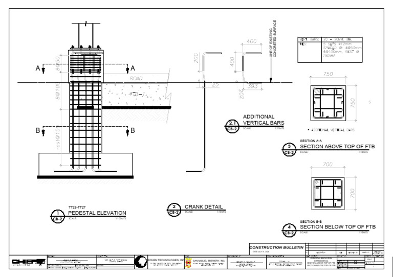 Footing Drawing - 07 31 2024-Cb-2 | PDF