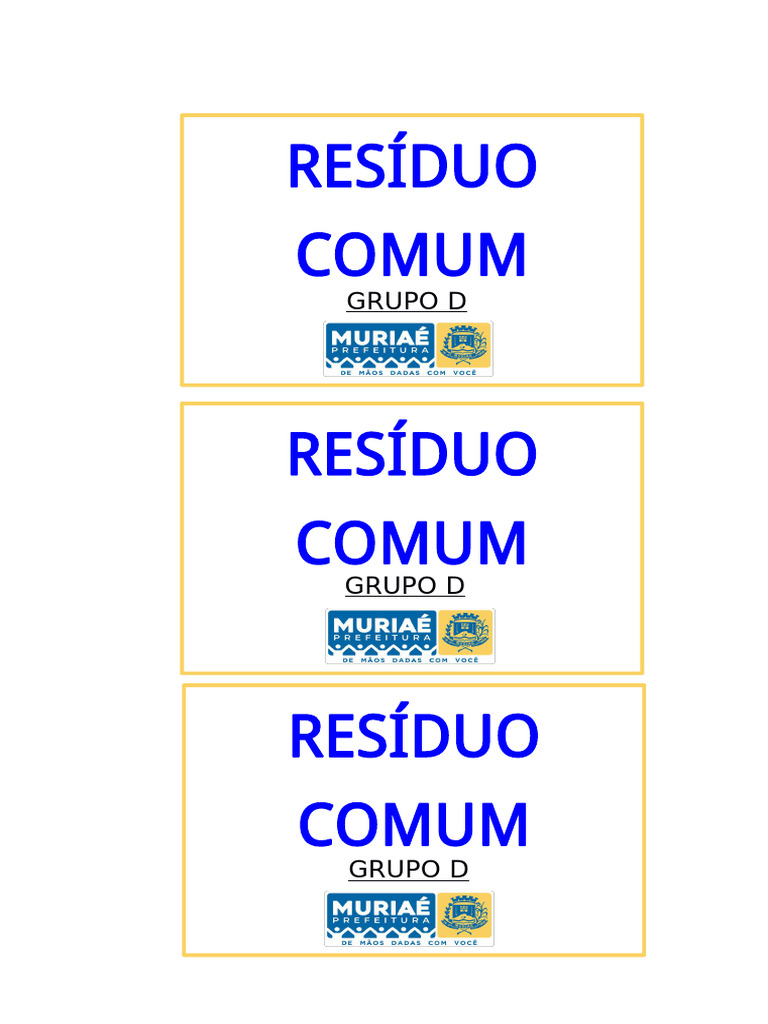 Residuo Comum 6X | PDF