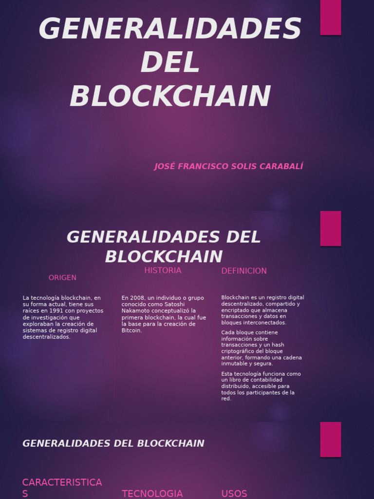 Generalidades Del Blockchain | PDF | Informática | Tecnologías de la información