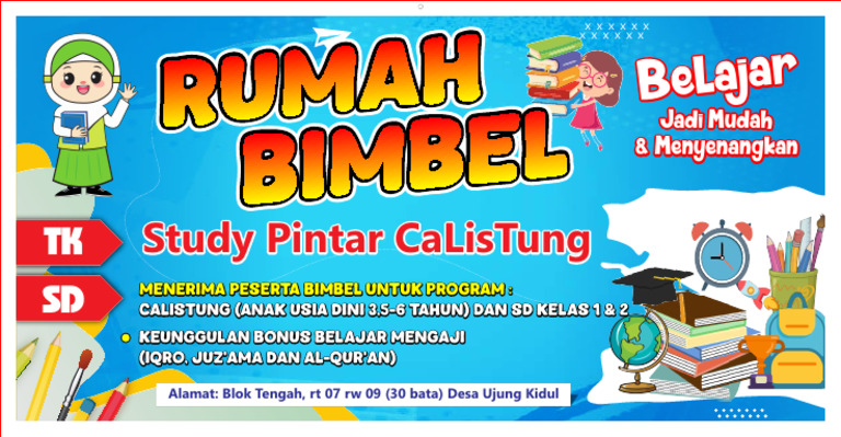 Banner Bimbel 200 X 100 CM Ma | PDF