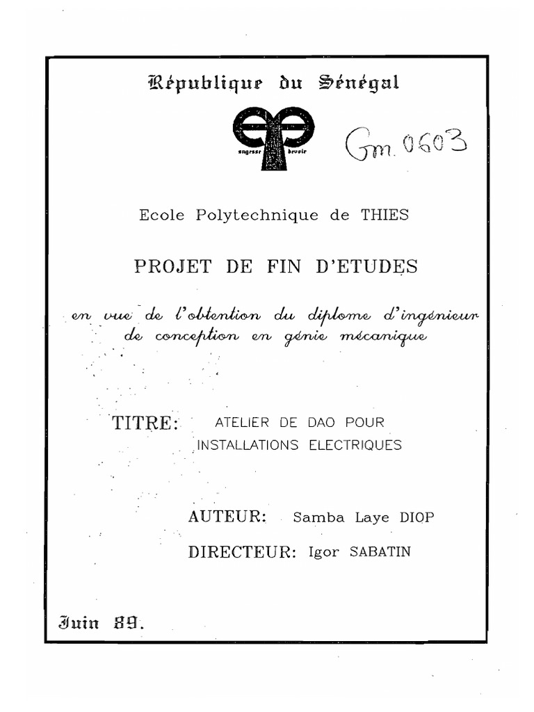 Pfe GM 0603 | PDF