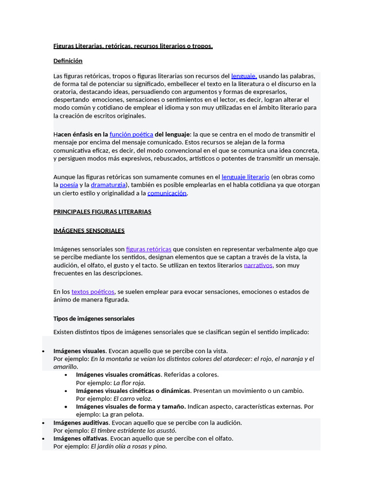 Figuras Literarias Teoria | PDF
