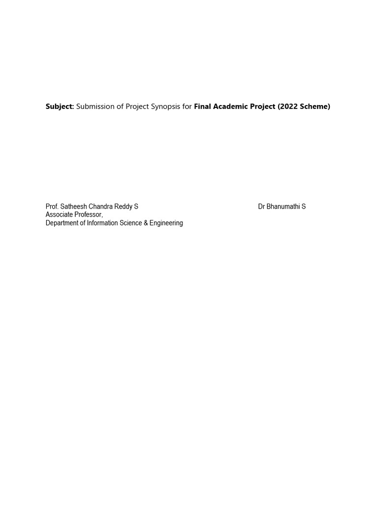 Circular - Synopsys Submission | PDF