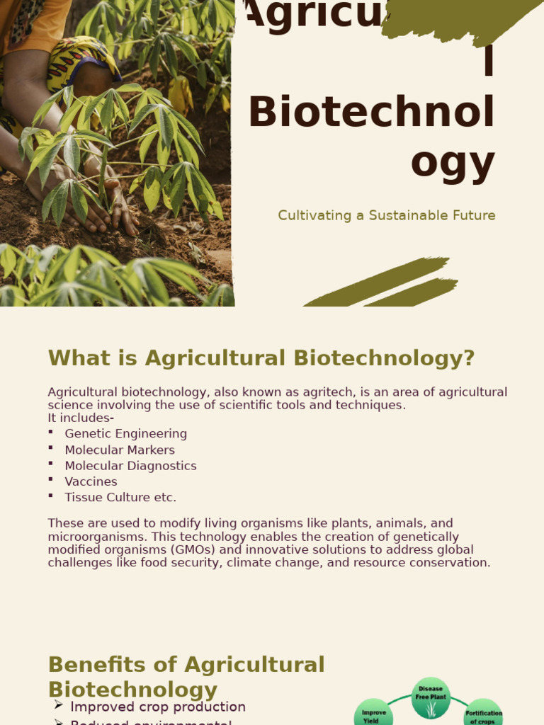 Agricultural Biotechnology Benefits & Challenges | PDF | Agriculture ...