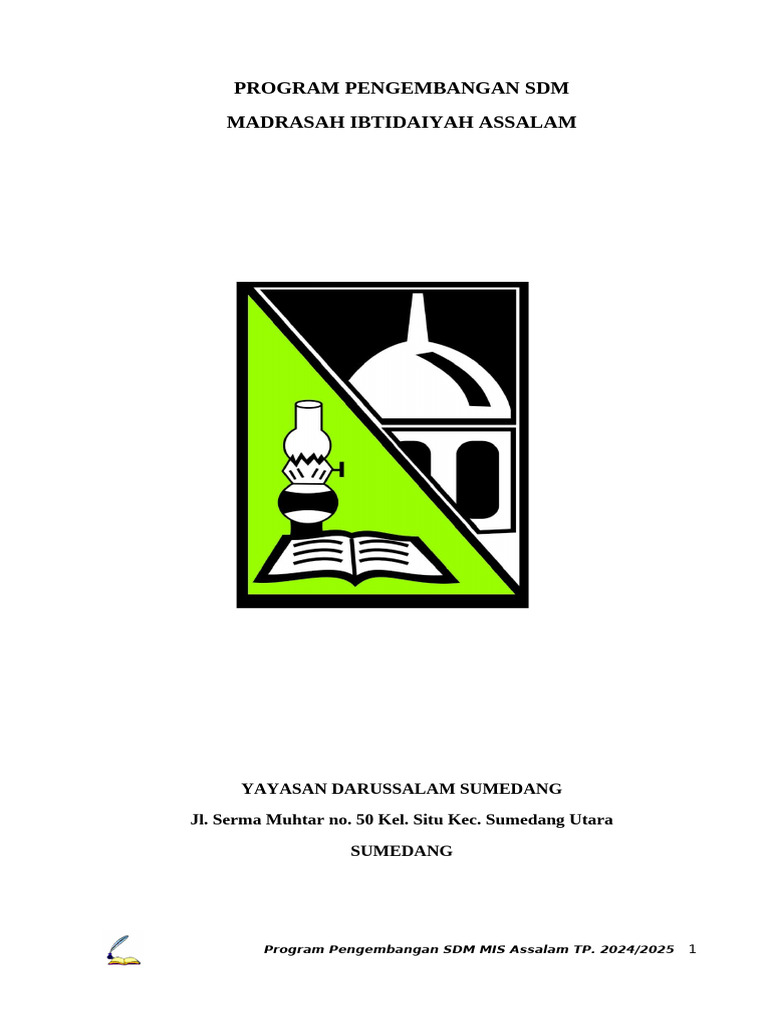 Program Pengembangan SDM 2024 | PDF