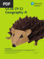 Edexcel GCSE Specification Geography B | PDF | Tropical Cyclones ...