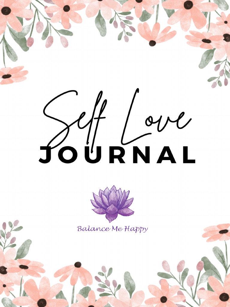 Self Love Journal Balance Me Happy | PDF