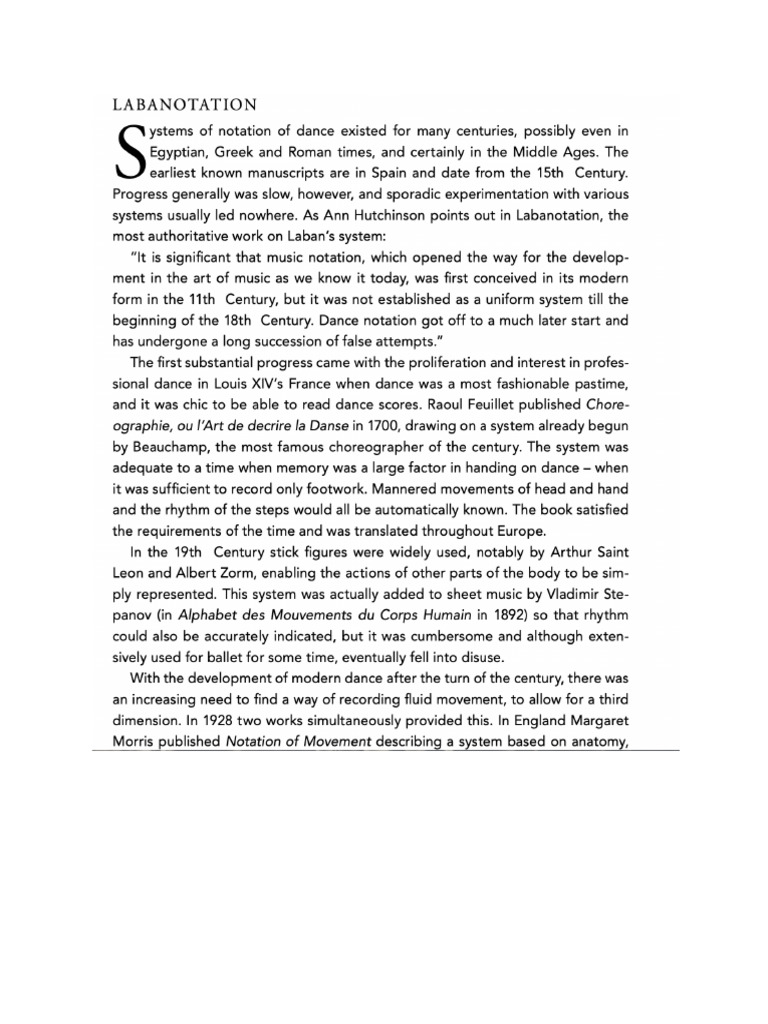 Labanotation - Screenshots From The Book by Eden Davies - Beyond Dance ...