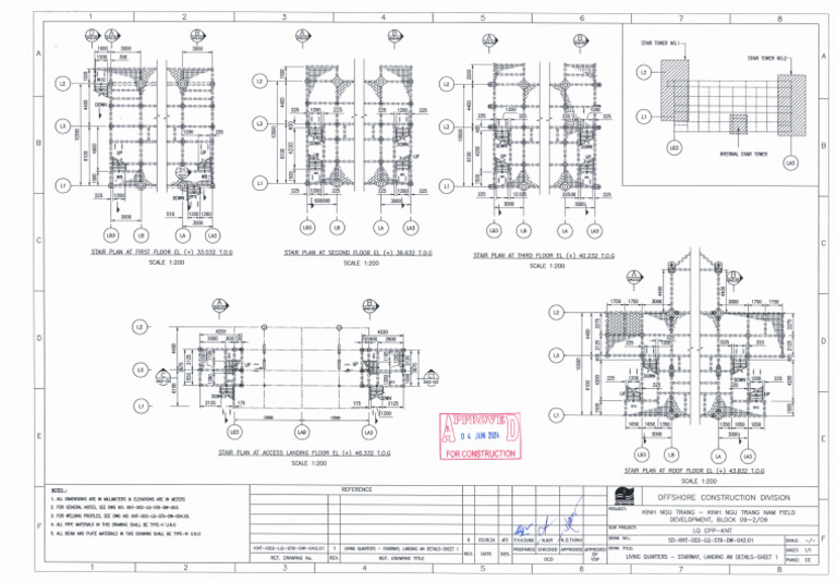 SD KNT 002 LQ St9 DW 042.01 (1 1) - 0 - LQ Stairway, Landing An Details ...