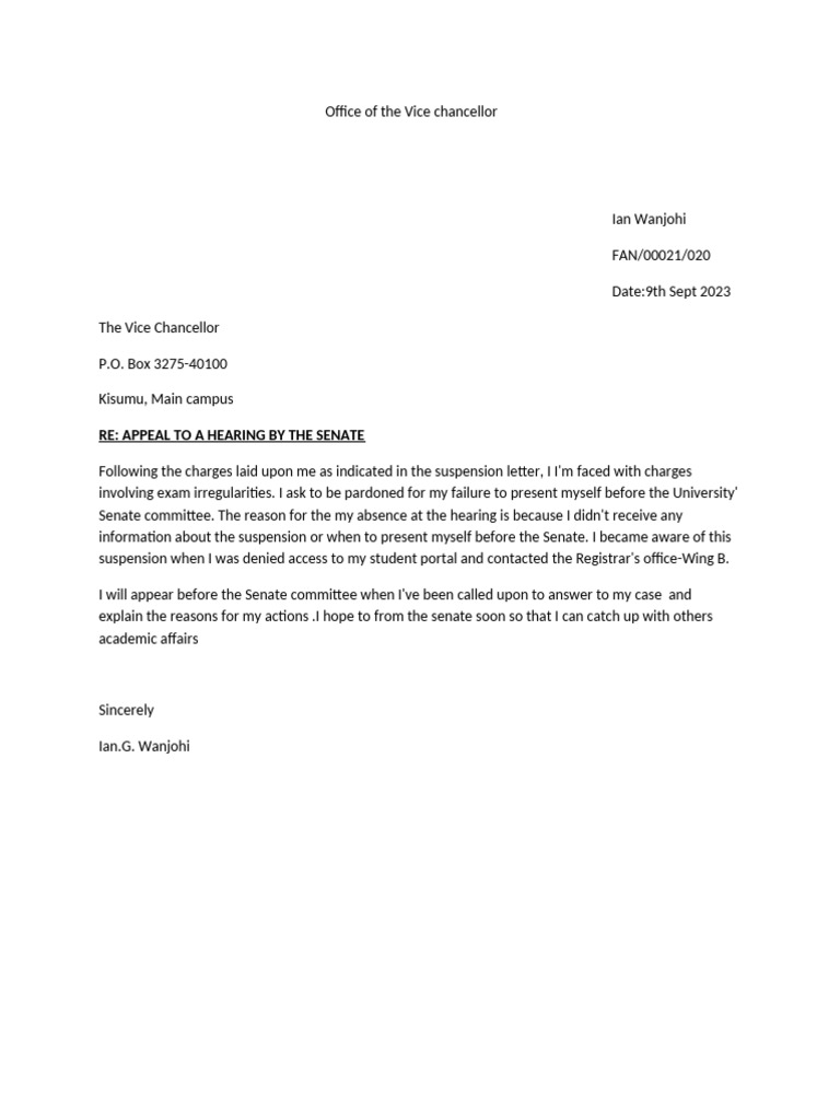 The Vice Chancellor MSU | PDF