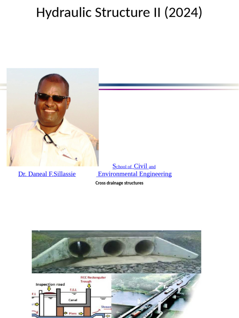 Cross Drainage Structures | PDF | Flood | Spillway