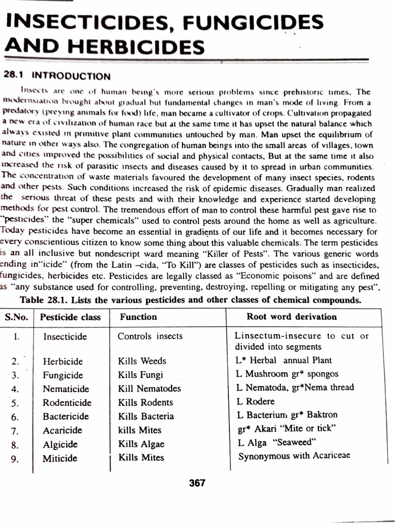 Allied Chemistry - 1_insecticides , Pesticides, Herbicides | PDF