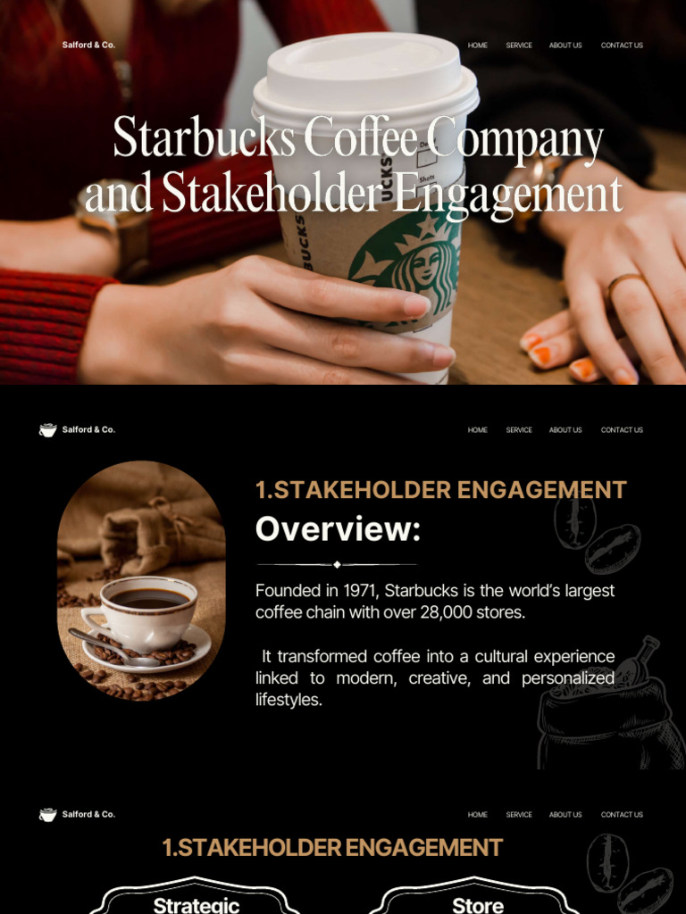 Starbucks Coffee Company and Stakeholder Engagement - Compressed | PDF ...