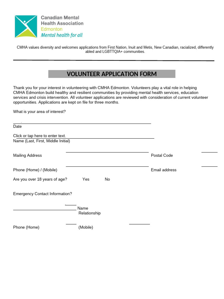 2021 Application Form General 2 | PDF