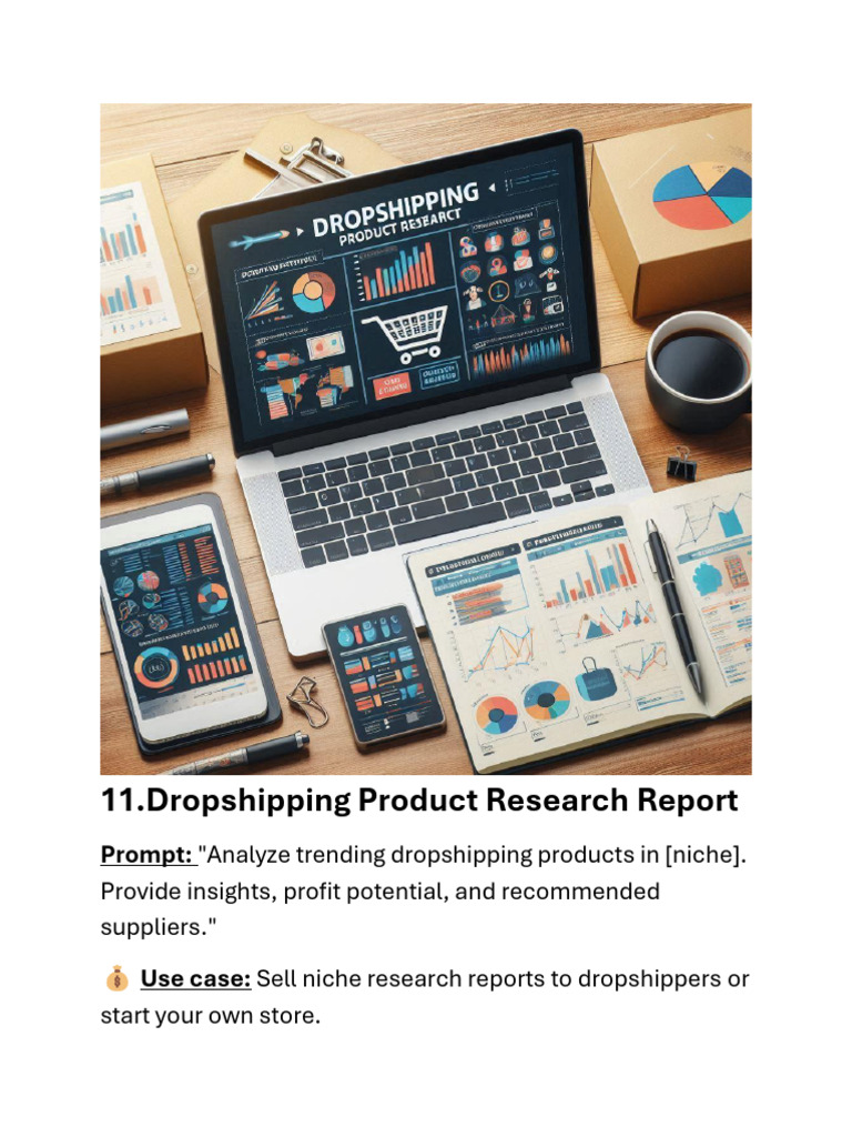 Dropshipping Product Research Report | PDF | Marketing | Target Audience