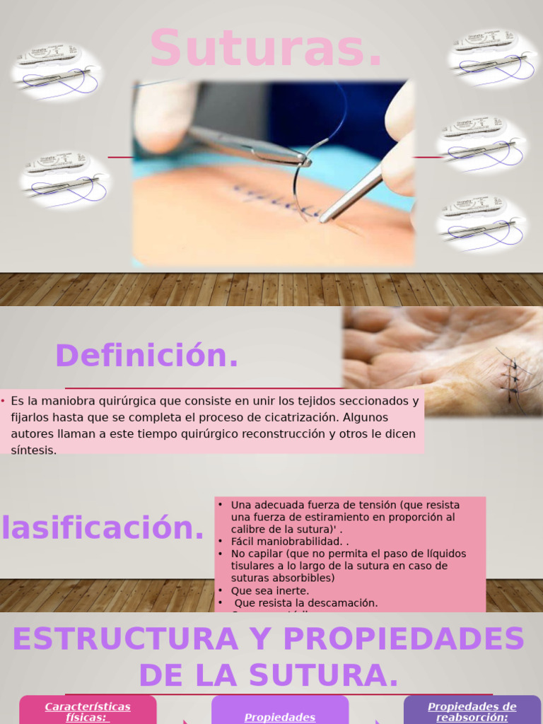 Tema 9 - Suturas | PDF | Sutura Quirúrgica | Seda