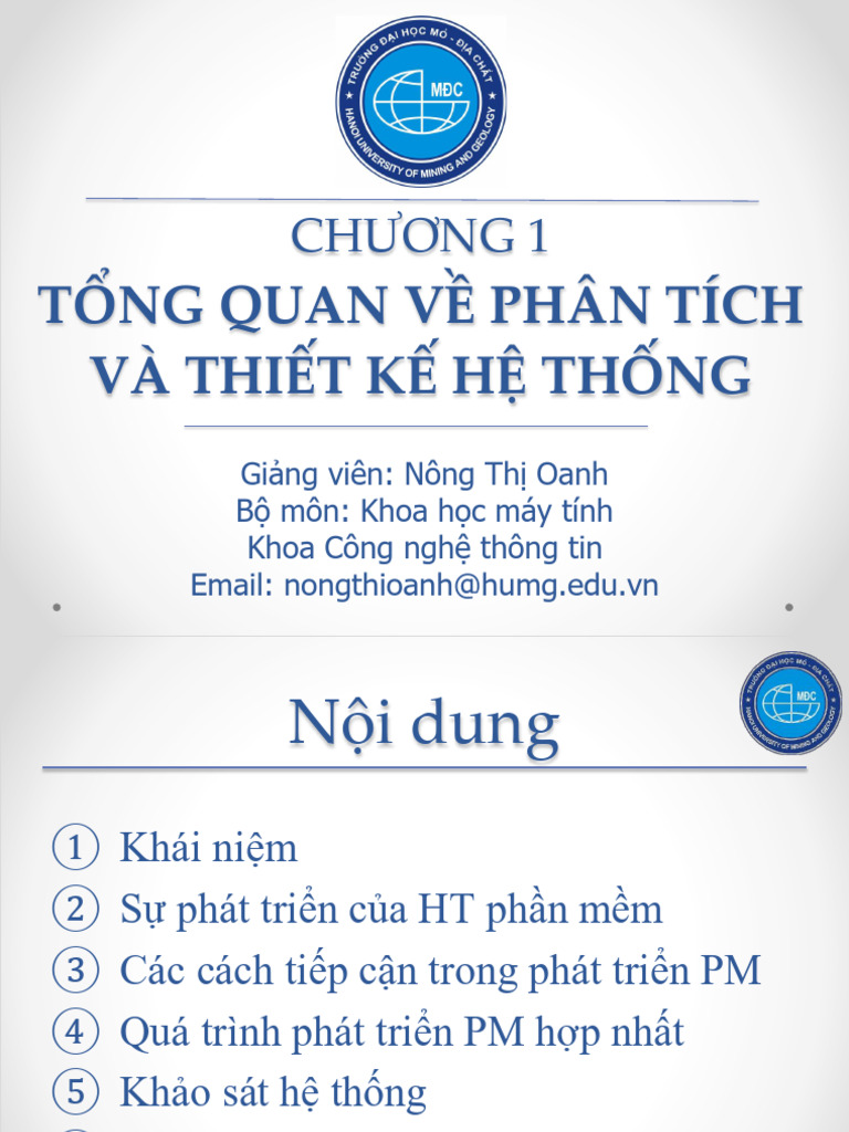 Ooad Chuong1 KHDL 2025 | PDF