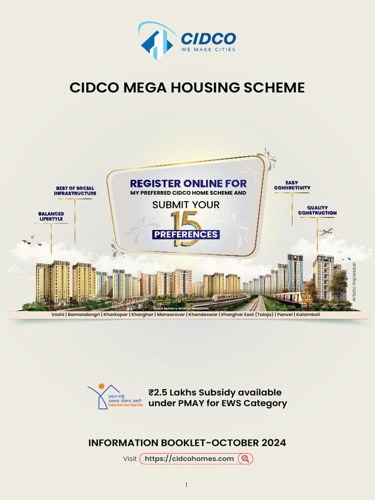 CIDCO Mass Housing Scheme Overview | PDF