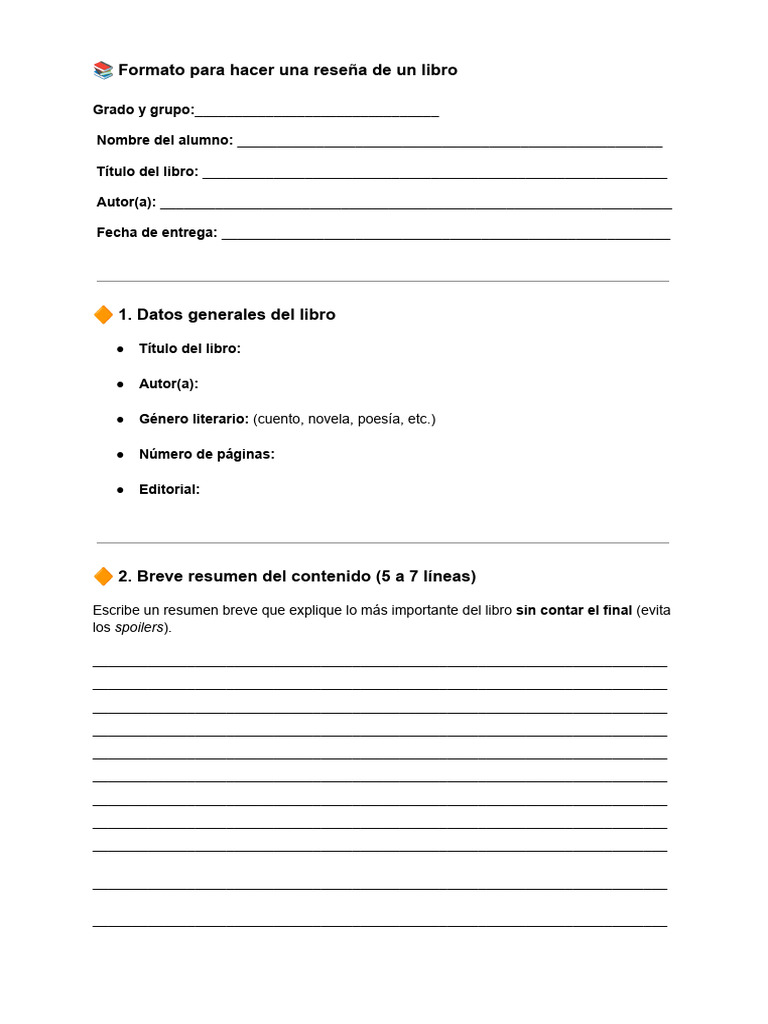 Formato para Reseña de Libro | PDF