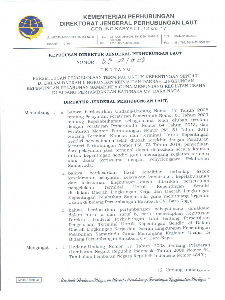 Ijin Jetty CV - BARA NAGA 2016 | PDF