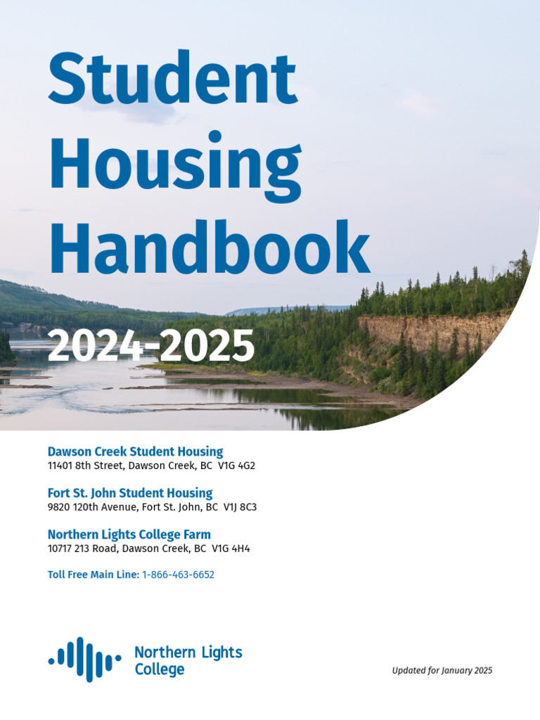 Student Housing Handbook 2024-25 | PDF | Toilet | Hygiene
