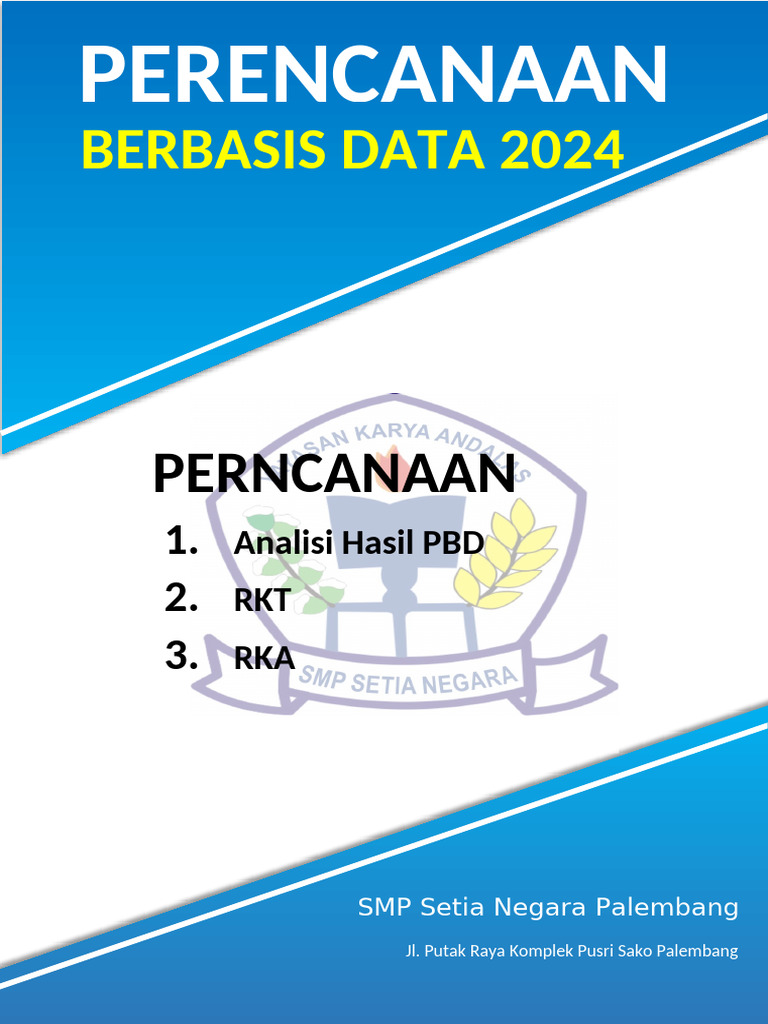 COVER Perencanaan Berbasis Data 2024 | PDF