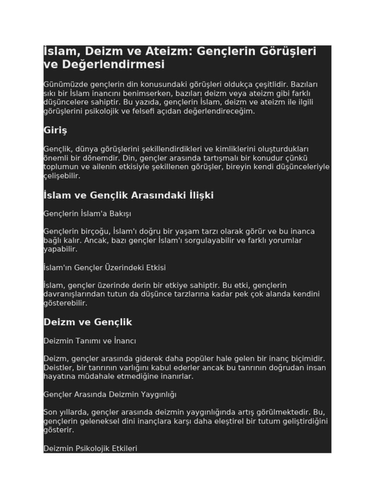 DİN Proje Ilk | PDF