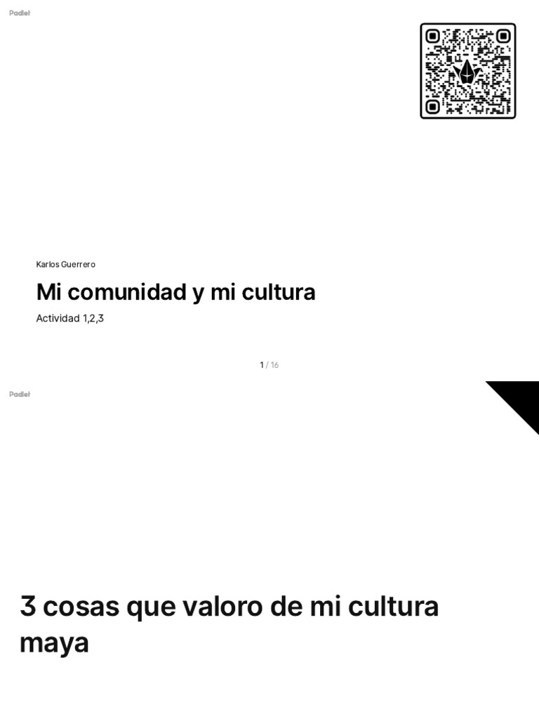 EQUIPO 1 Mi-Comunidad-Y-Mi-Cultura | PDF