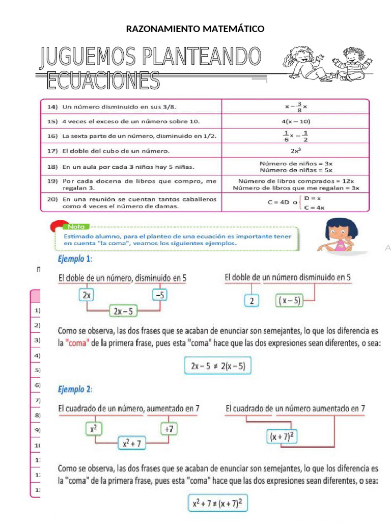 Razonamiento Matemático Unidad 3 Sesión 3 | PDF