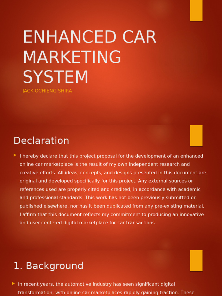 Enhanced Car Marketing System | PDF | Statistics | Market (Economics)