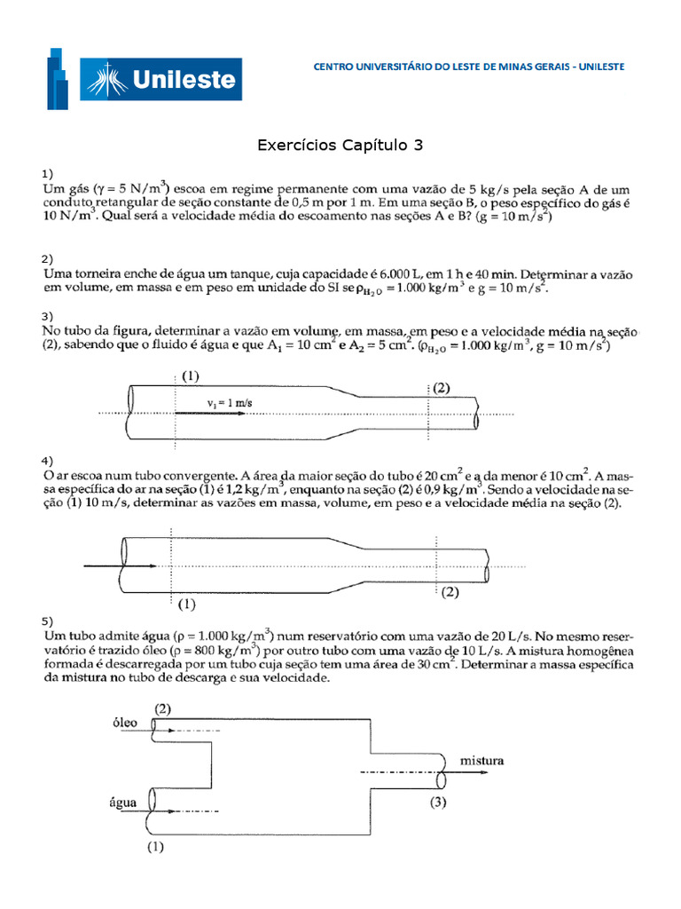 Exercícios Capítulo 3 | PDF