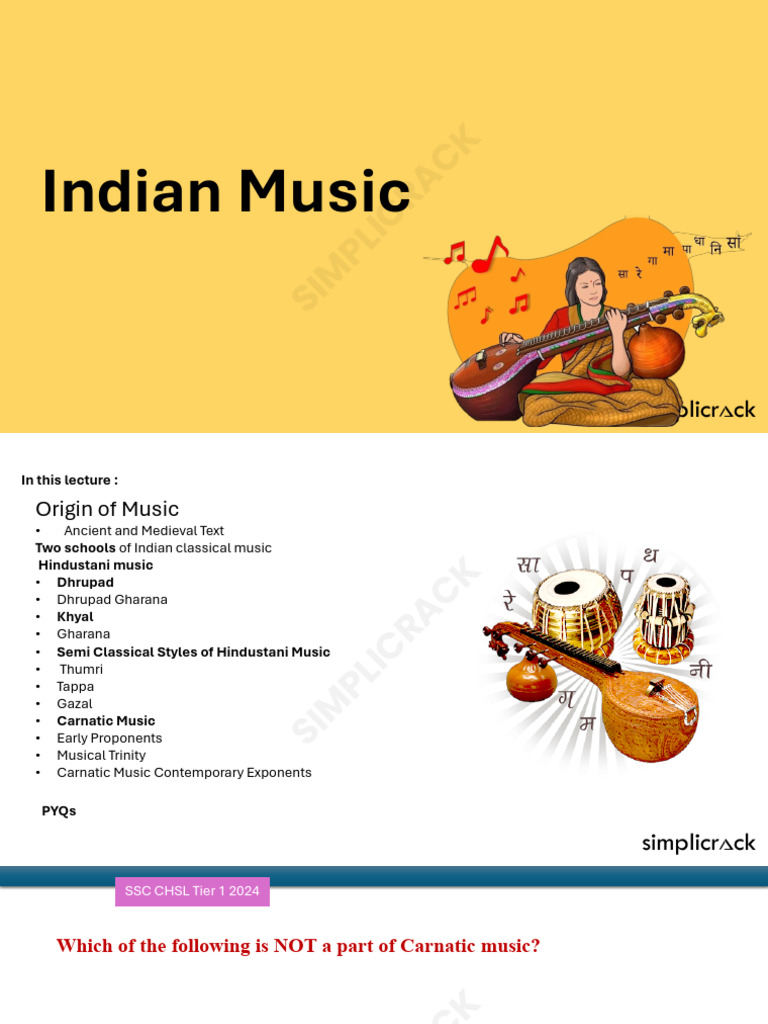 Gharanas in Hindustani Classical Music | PDF | Classical And Art Music ...