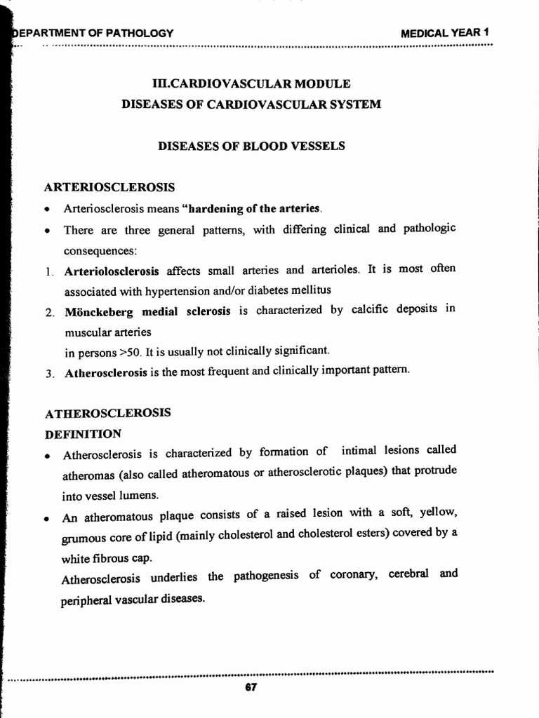 Patho CVS Module Textbook | PDF