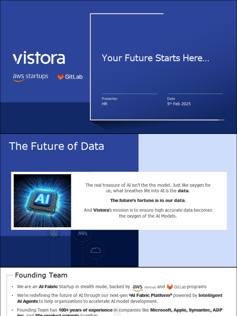 Vistora About of Comapny | PDF | Amazon Web Services | Artificial ...