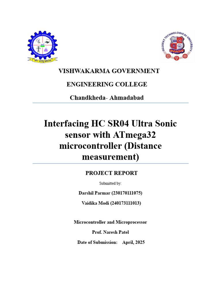 Practical Project Report Template | PDF | Microcontroller | Assembly Language