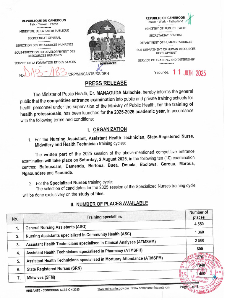 Press Release Exam MPH 2025 | PDF