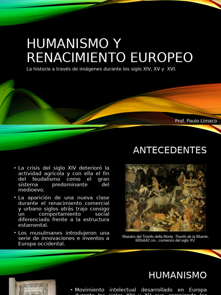 HUMANISMO Y RENACIMIENTO EUROPEO | PDF | Renacimiento | Leonardo Da Vinci